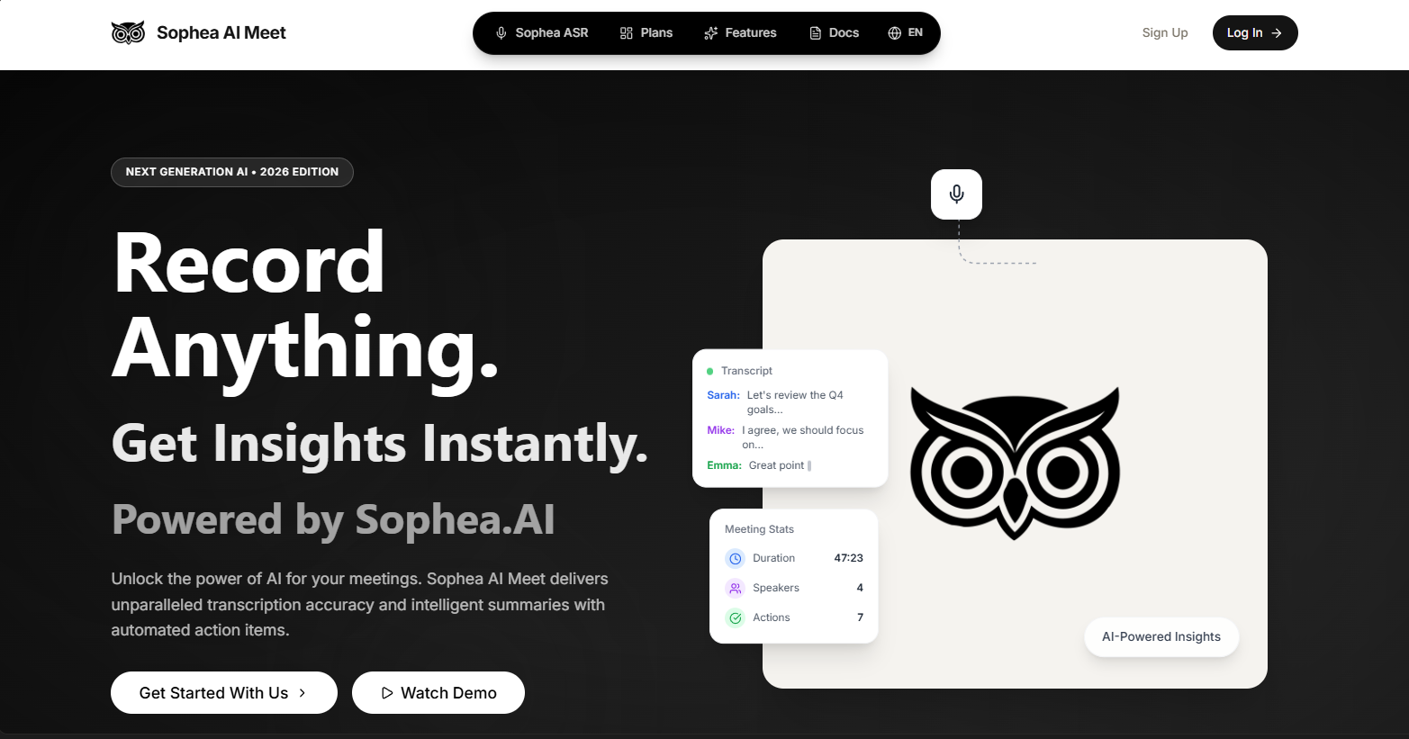 Sophea AI Meet